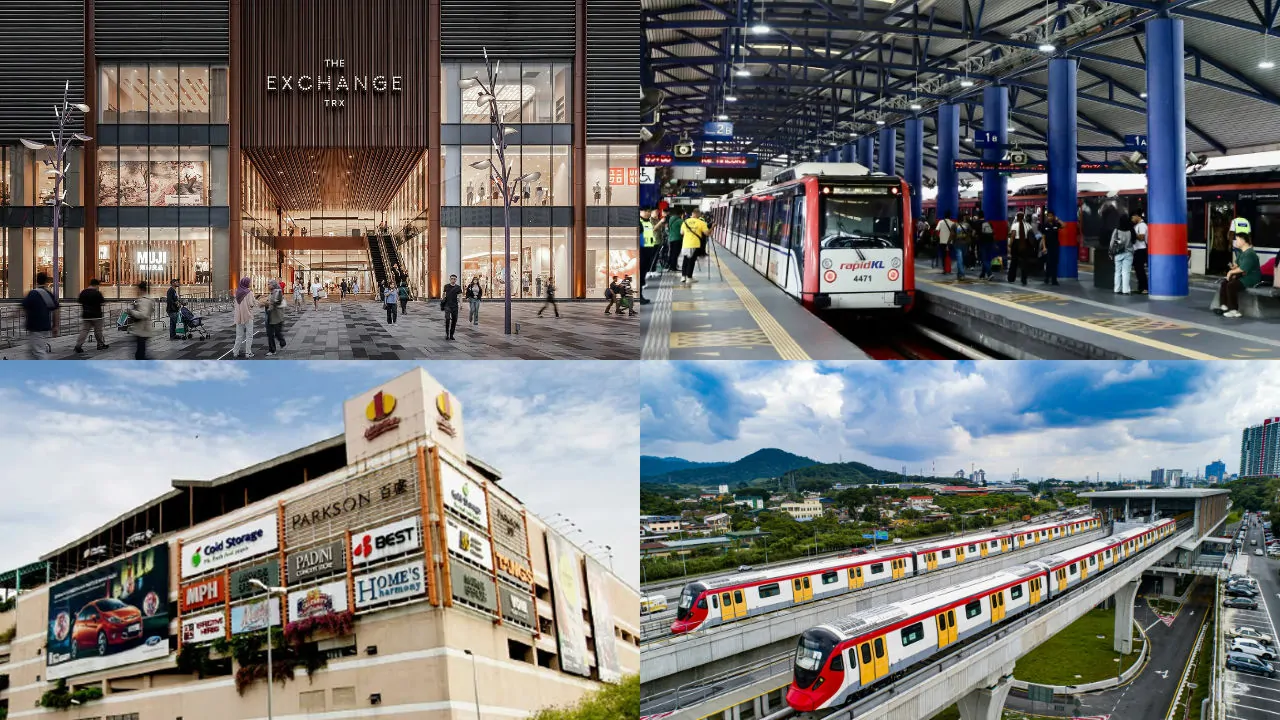 Senarai Shopping Mall Dekat Dengan MRT/LRT